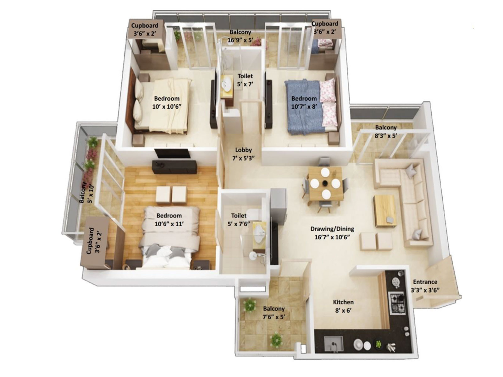 NCR Monarch Sector-1 Noida Extension | 2/3 BHK Luxury Flats