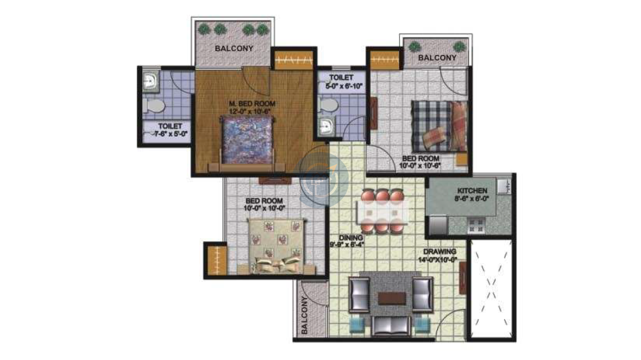 Amrapali Golf Homes, Sector 4 | Luxury 2/3 BHK Apartments