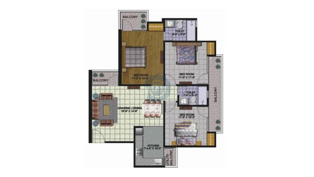 Amrapali Golf Homes, Sector 4 | Luxury 2/3 BHK Apartments