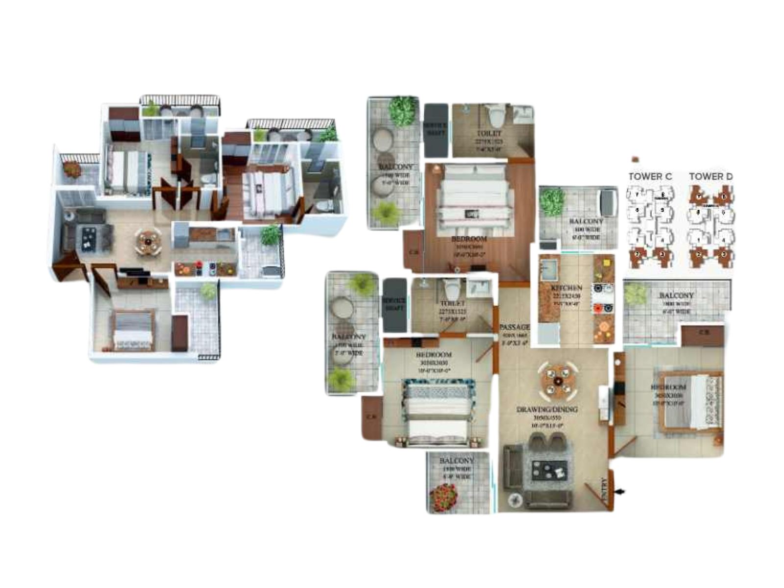 Civitech Strings 2 & 3 BHK Flats in Sector 12, Greater Noida