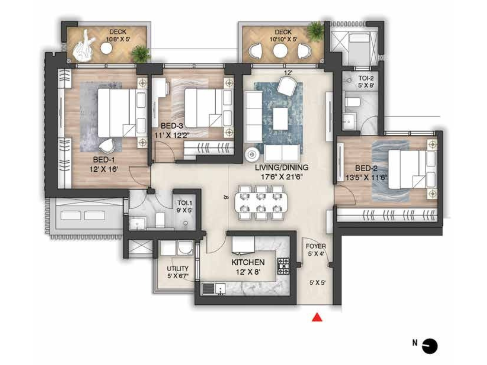 Prestige City Indirapuram offering luxury 3 & 4bhk Flats in Ghaziabad